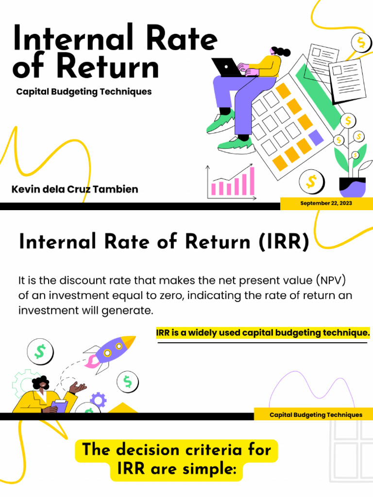 Internal Rate of Return (IRR) | PDF