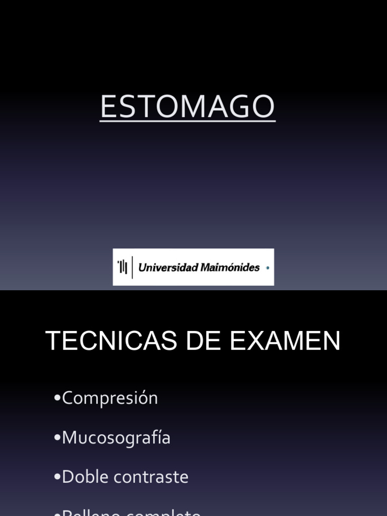 Contrastado Gastroduodenal | PDF | Estómago | Anatomía