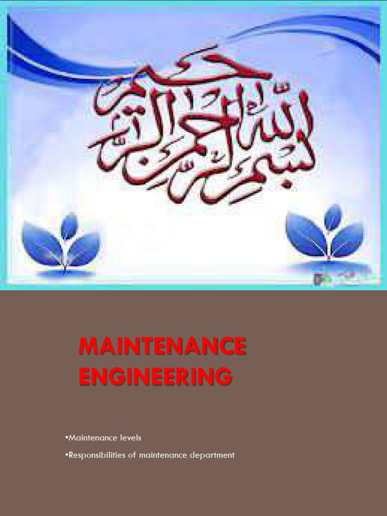 Maintenance Levels and Responsibilities | PDF