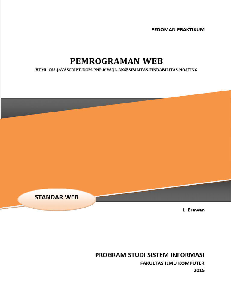 Pedoman Praktikum Pemrograman Web Lengkap | PDF