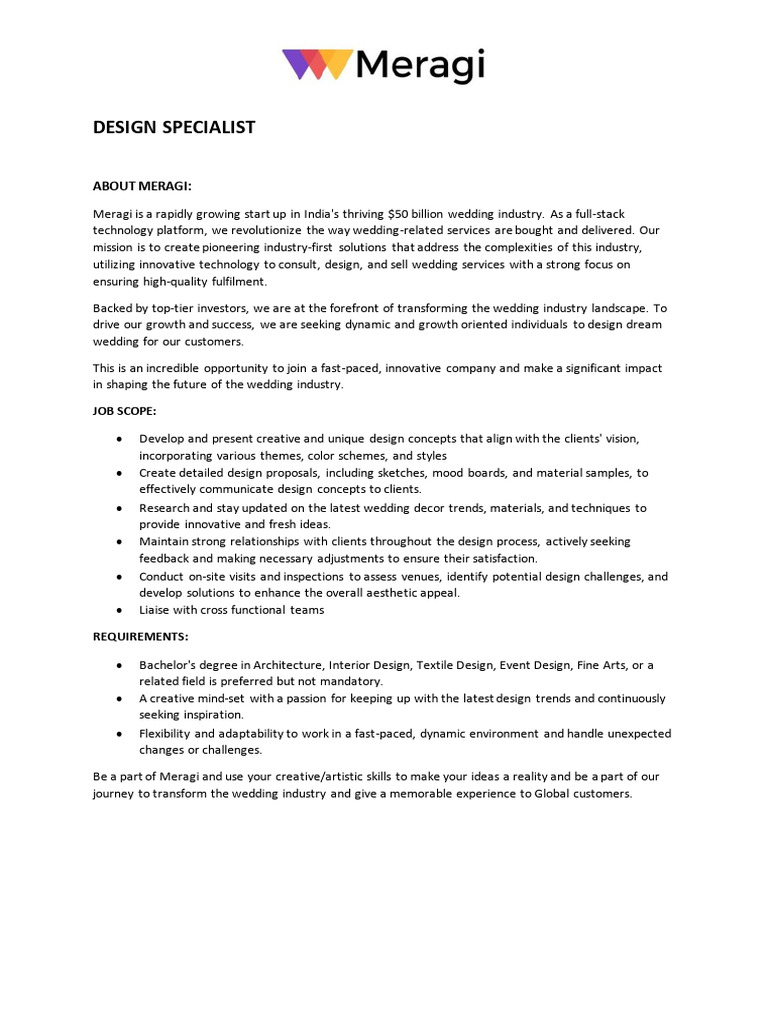 Jd Design Consultant Pdf