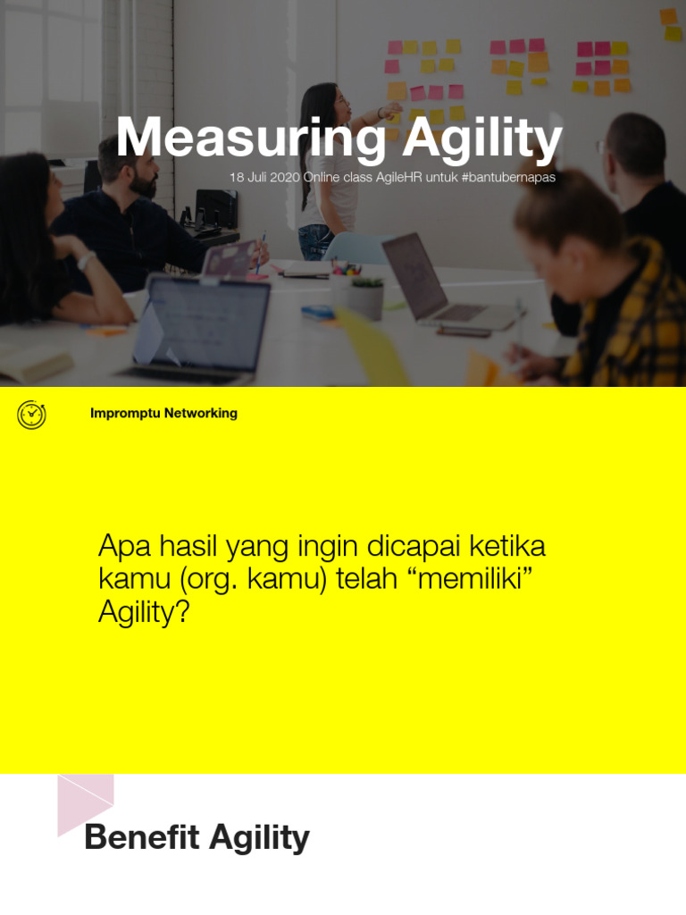 Measuring Agility - Ukuran Sukses Agile | PDF | Agile Software Development | Scrum (Software ...