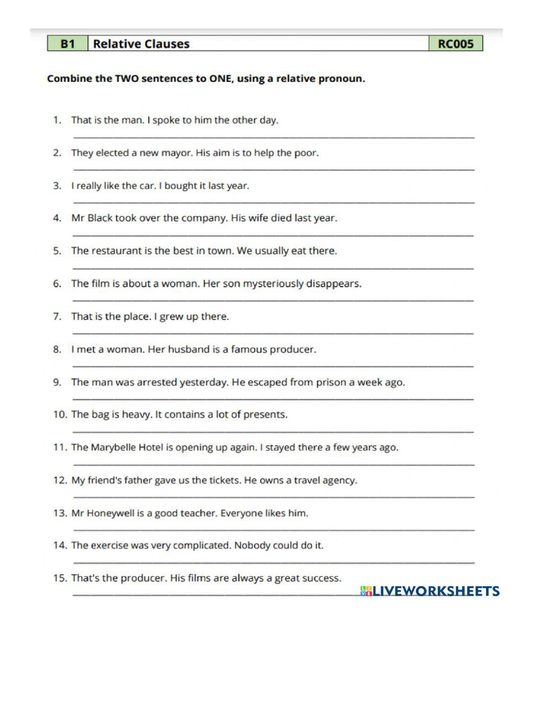 Relative Clauses | PDF