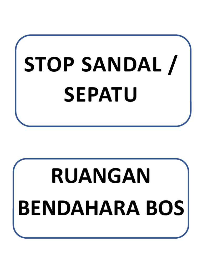 Aturan Masuk Ruang Bendahara | PDF