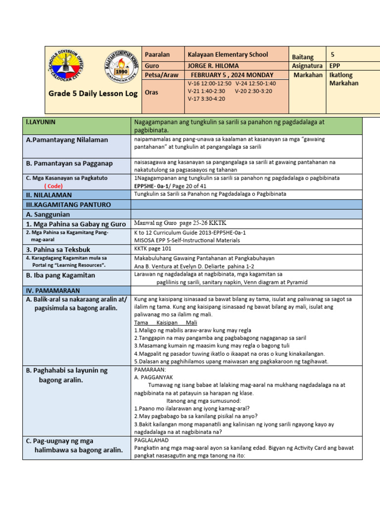 DLL 1 3RD Grad. | PDF