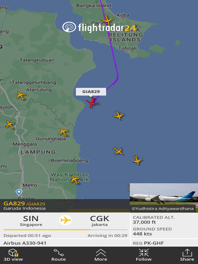 Flight GA829 Tracker | PDF