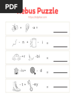 Rebus Puzzle Solutions Compilation | PDF