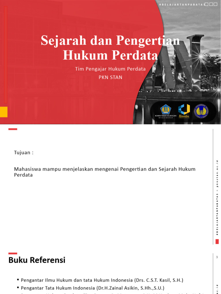 Sejarah Dan Pengertian Hukum Perdata | PDF