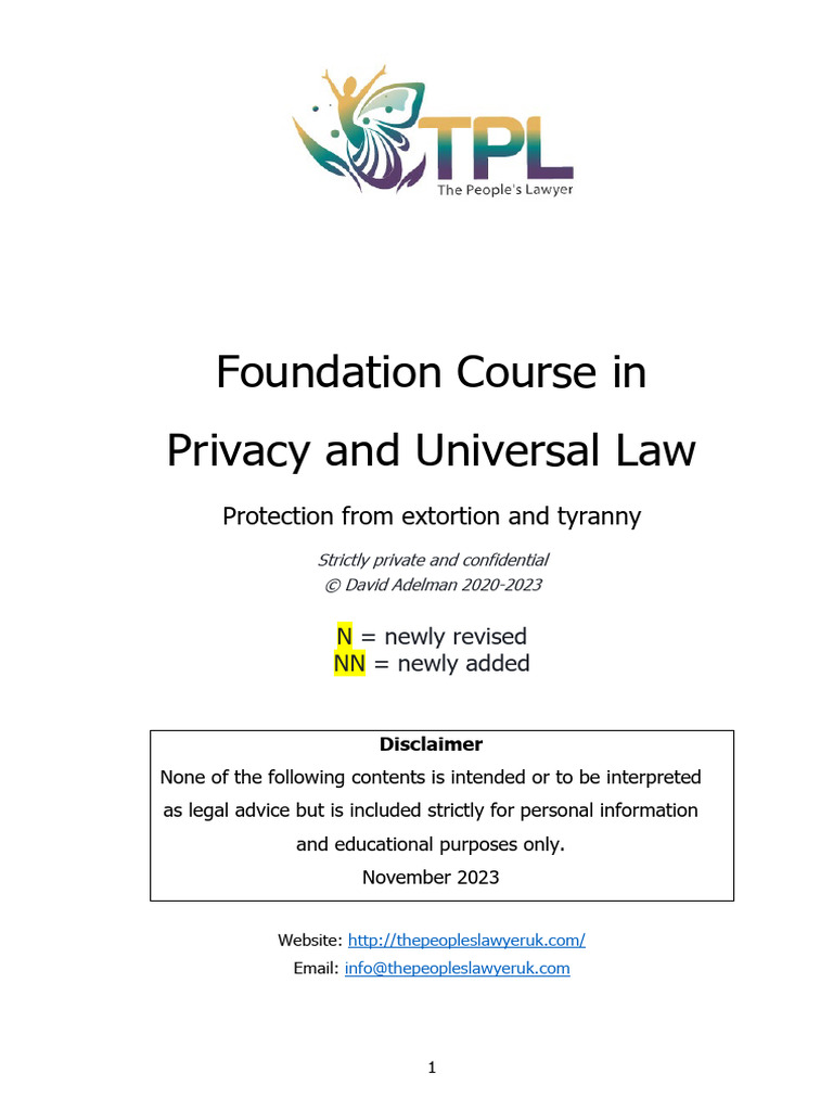 PROMOTIONAL - TPL COURSE BOOKLET - November - 2023 | PDF | Taxes ...