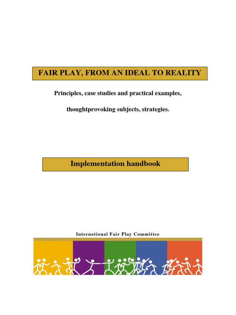 Fair Play Implementation Handbook | PDF | Sports | Referee
