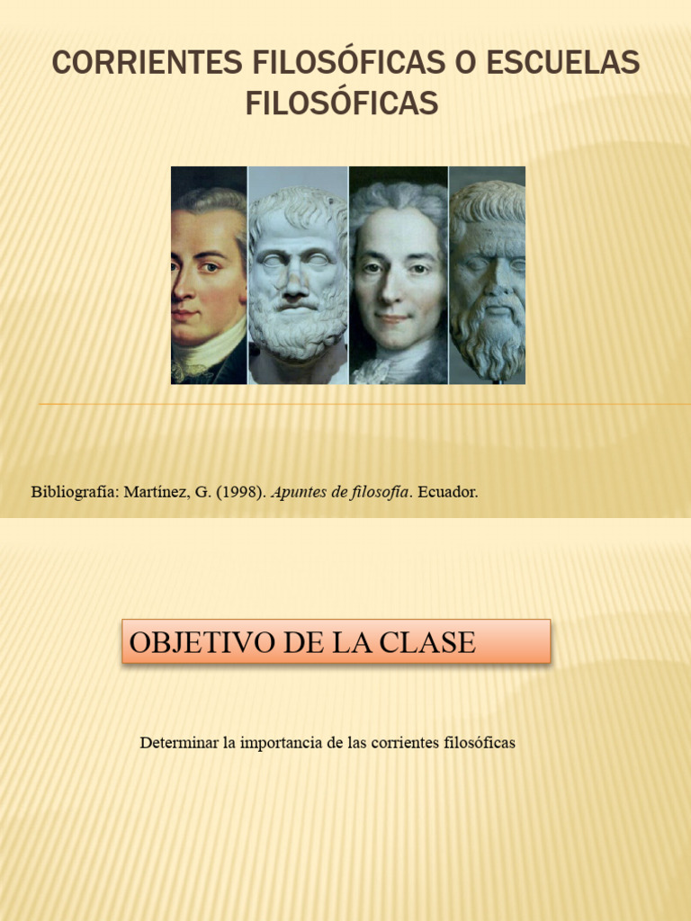 Corrientes Filosóficas | PDF | Realismo filosófico | Idealismo