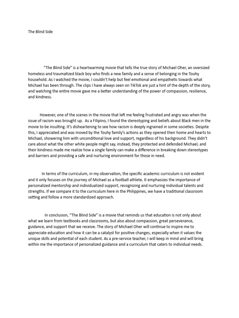 The Blind Side | PDF