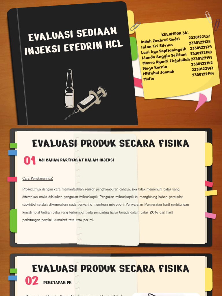 Kelompok 3a-Inejksi Efedrin HCL | PDF