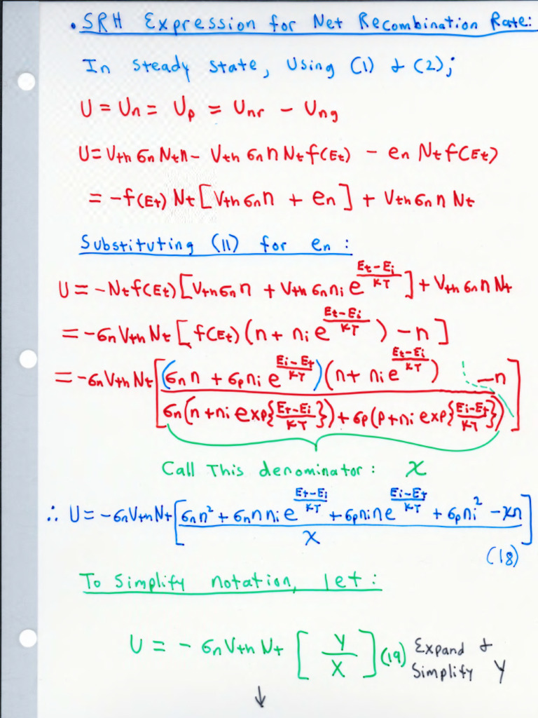 Chapter 6 Notes #3 SHR Model Continued | PDF