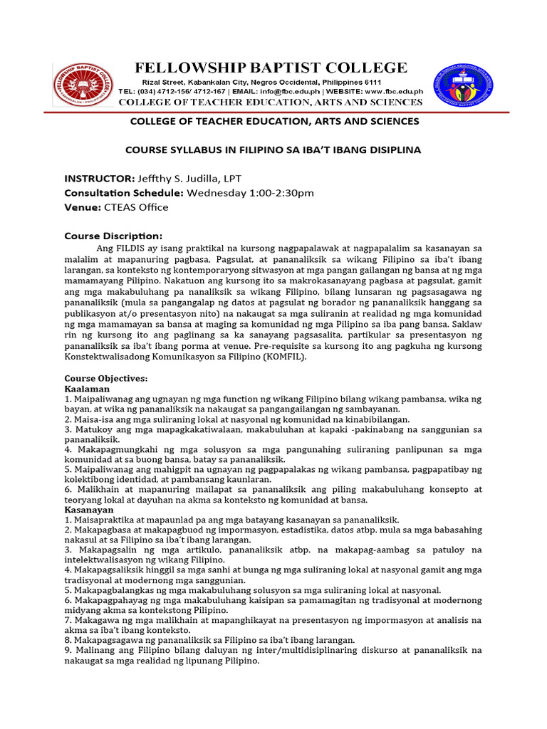 Student Outline | PDF