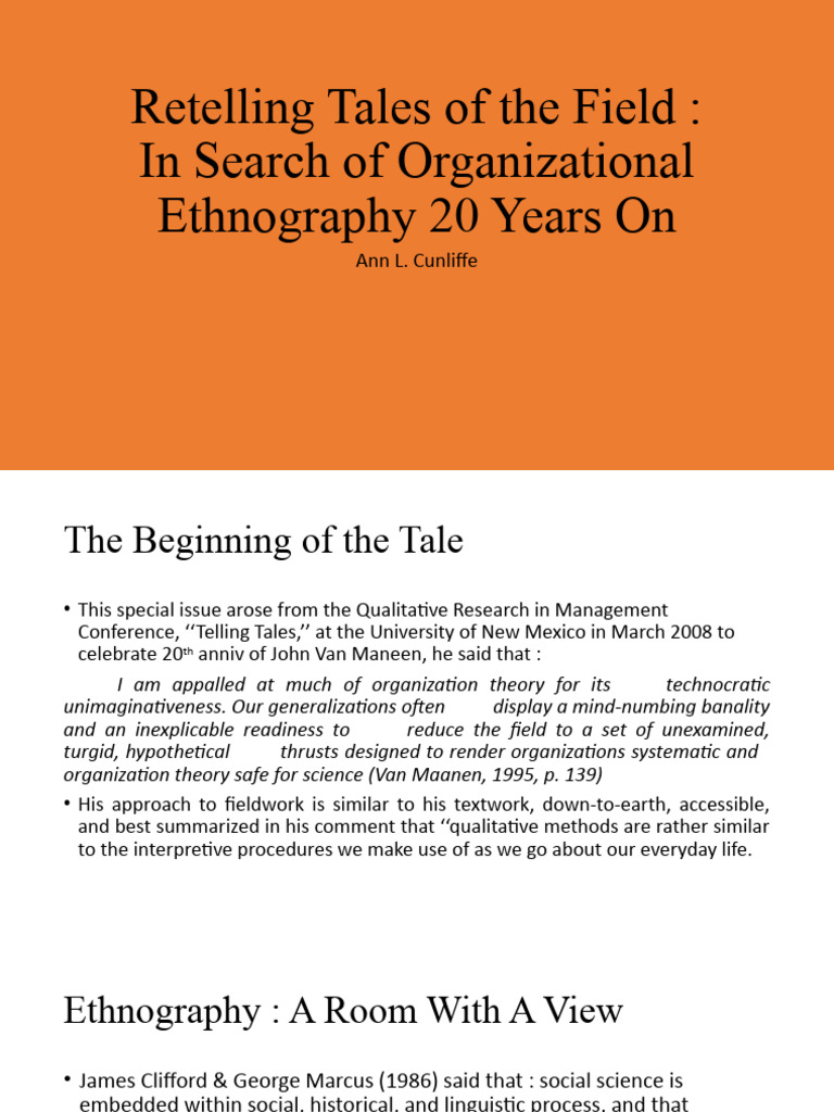 Summary - Ethnography | PDF | Ethnography | Discourse