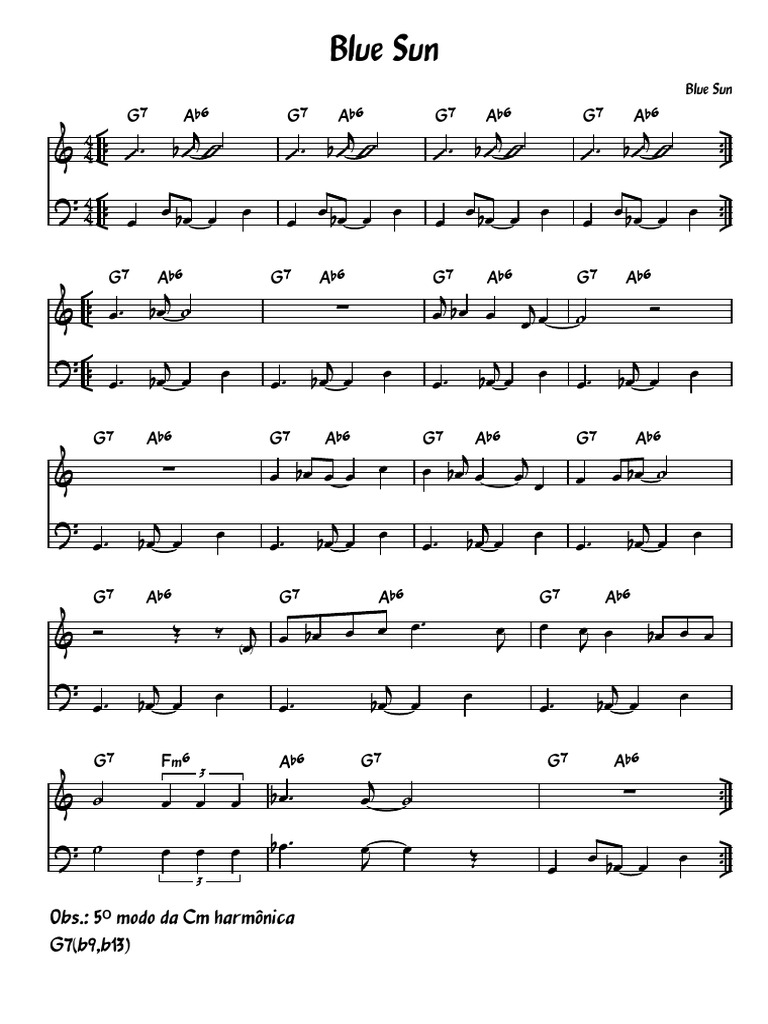 Blue Sun | PDF