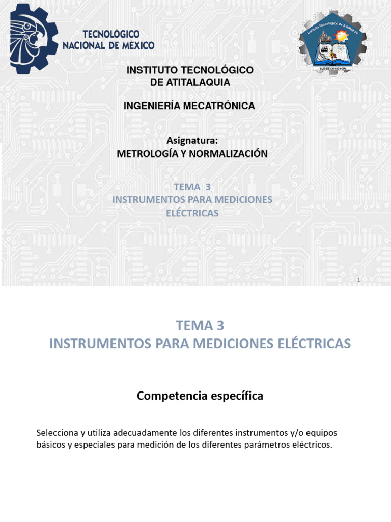 Instrumentos para Mediciones Eléctricas | PDF | Núcleo atómico | Electrón