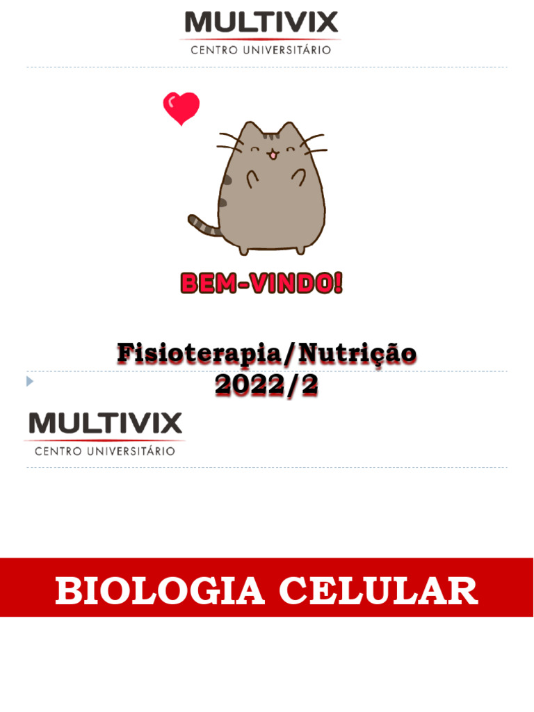 Aula 1 - BioCel | PDF | Célula (Biologia) | Biologia Celular