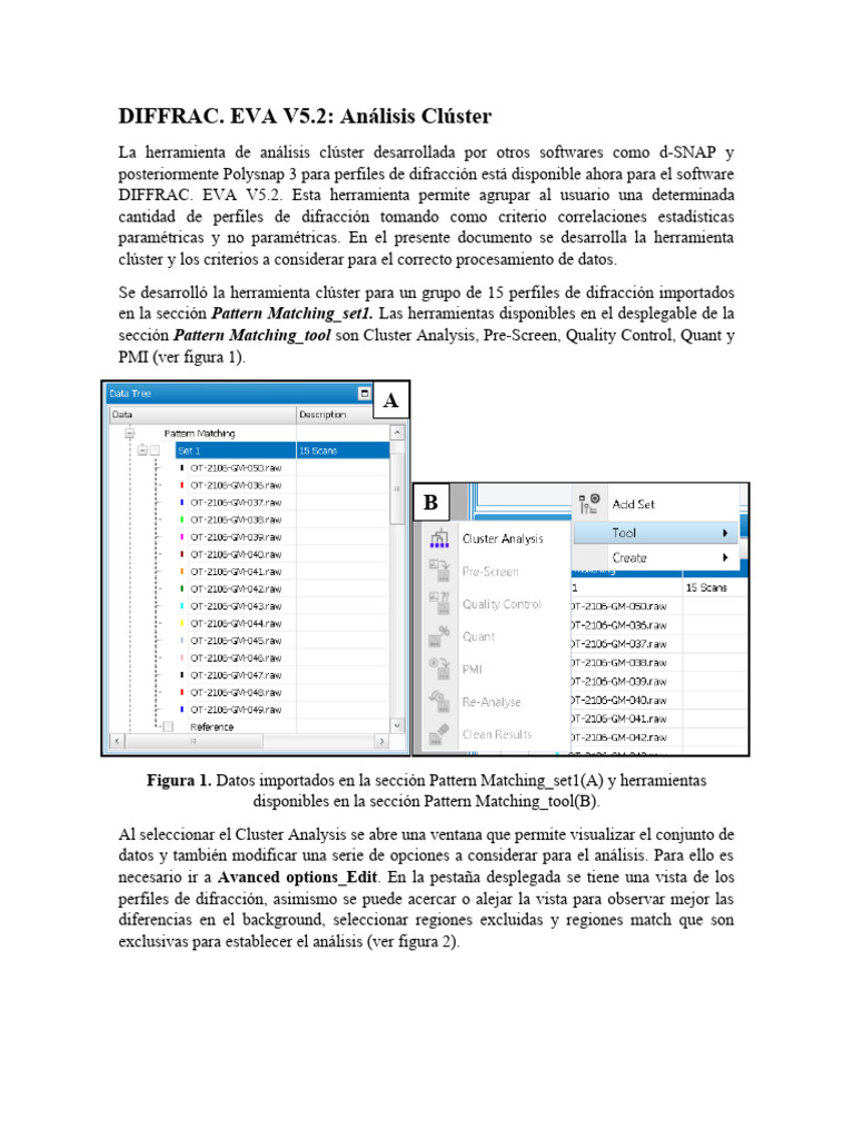 Diffrac - Eva Cluster Analysis | PDF | Informática