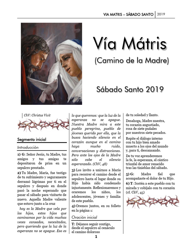 Via Matris 2019 Actual | PDF