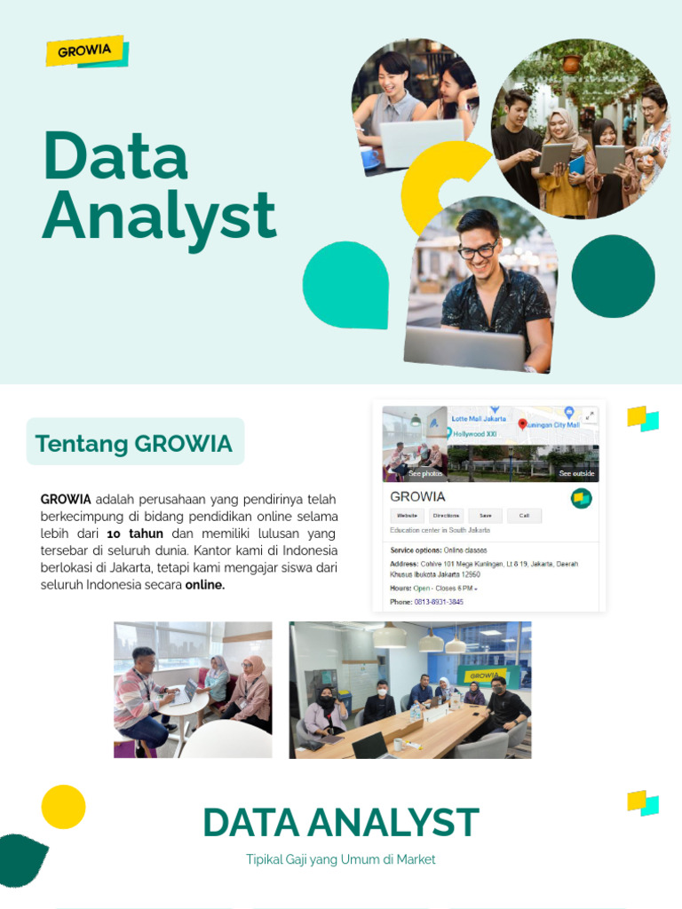 Modul Course Data Analyst Growia Education Indonesia | PDF | Bisnis