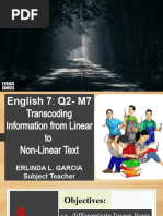Lesson 7 Linear and Non Linear Text | PDF | Pie Chart | Infographics