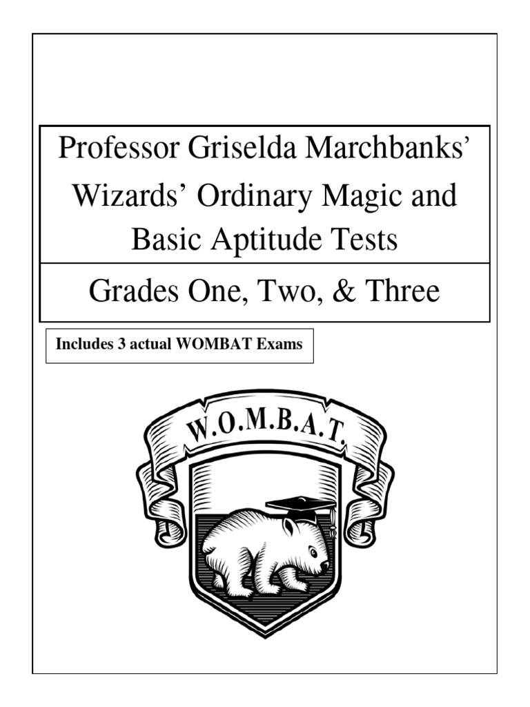 Professor Griselda Marchbanks' Wizards' Ordinary Magic and Basic ...