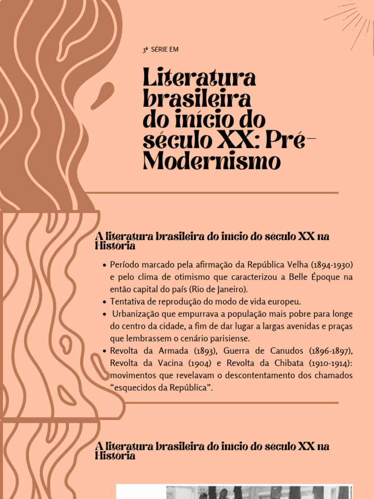 Pré-Modernismo na Literatura Brasileira | PDF