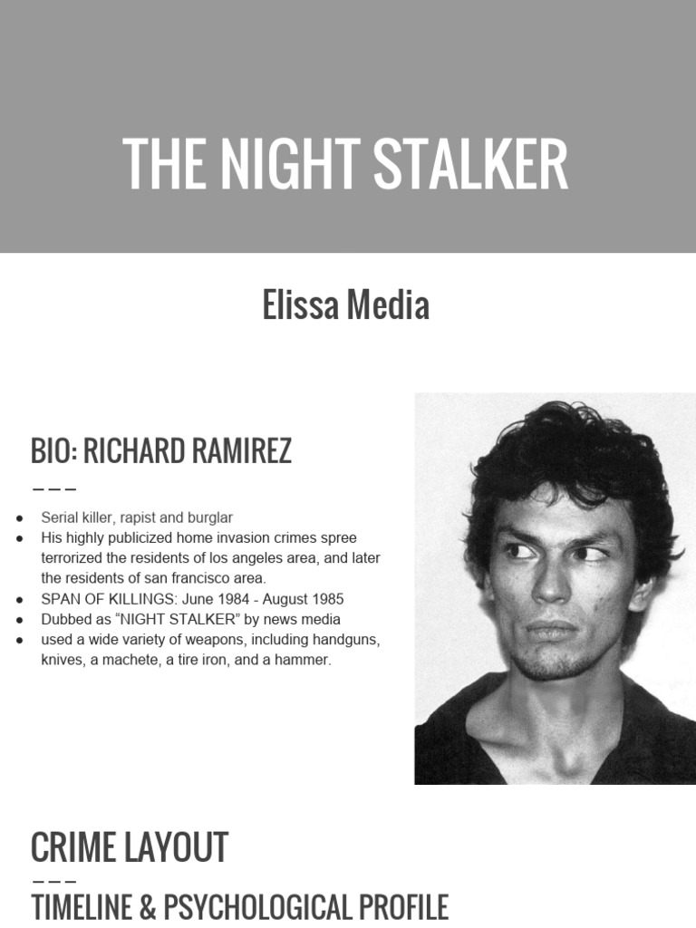 The Night Stalker | PDF | Crime & Violence | Crimes