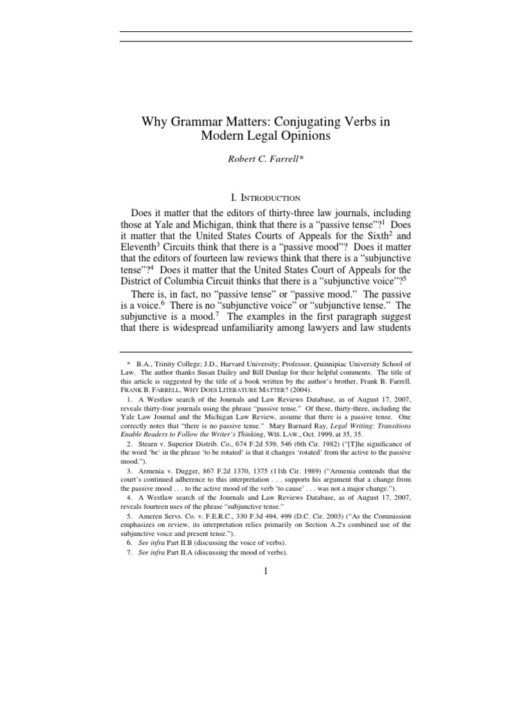 Why Grammar Matters | PDF | Murder | Americans With Disabilities Act Of ...