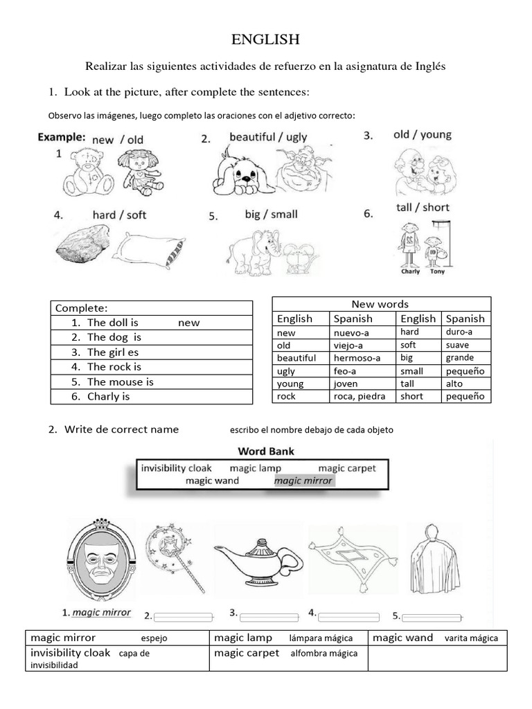 English Activities | PDF
