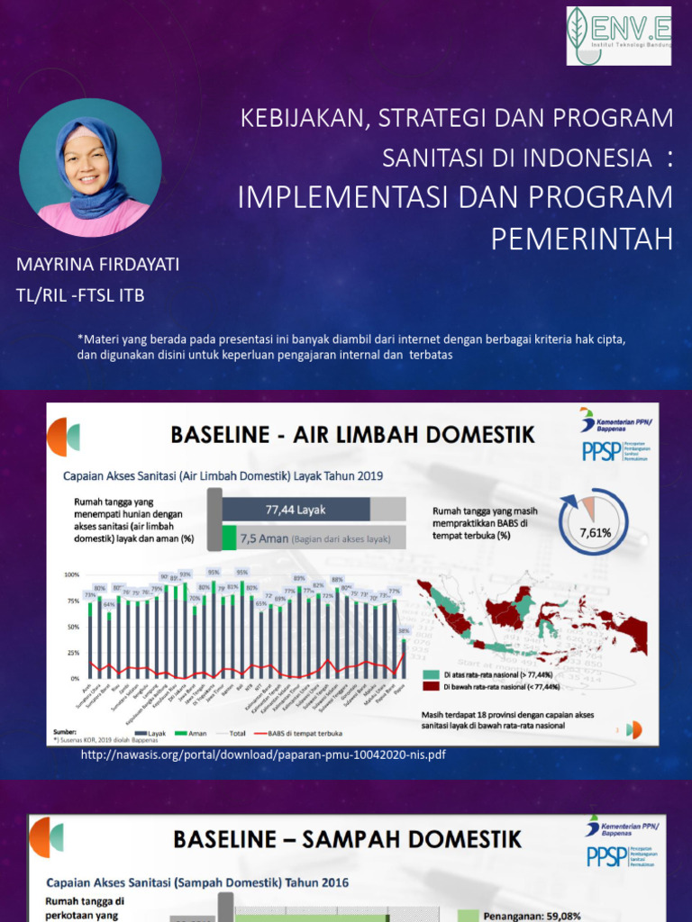 1.4 Kebijakan, Strategi Dan Program Sanitasi Di Indonesia | PDF
