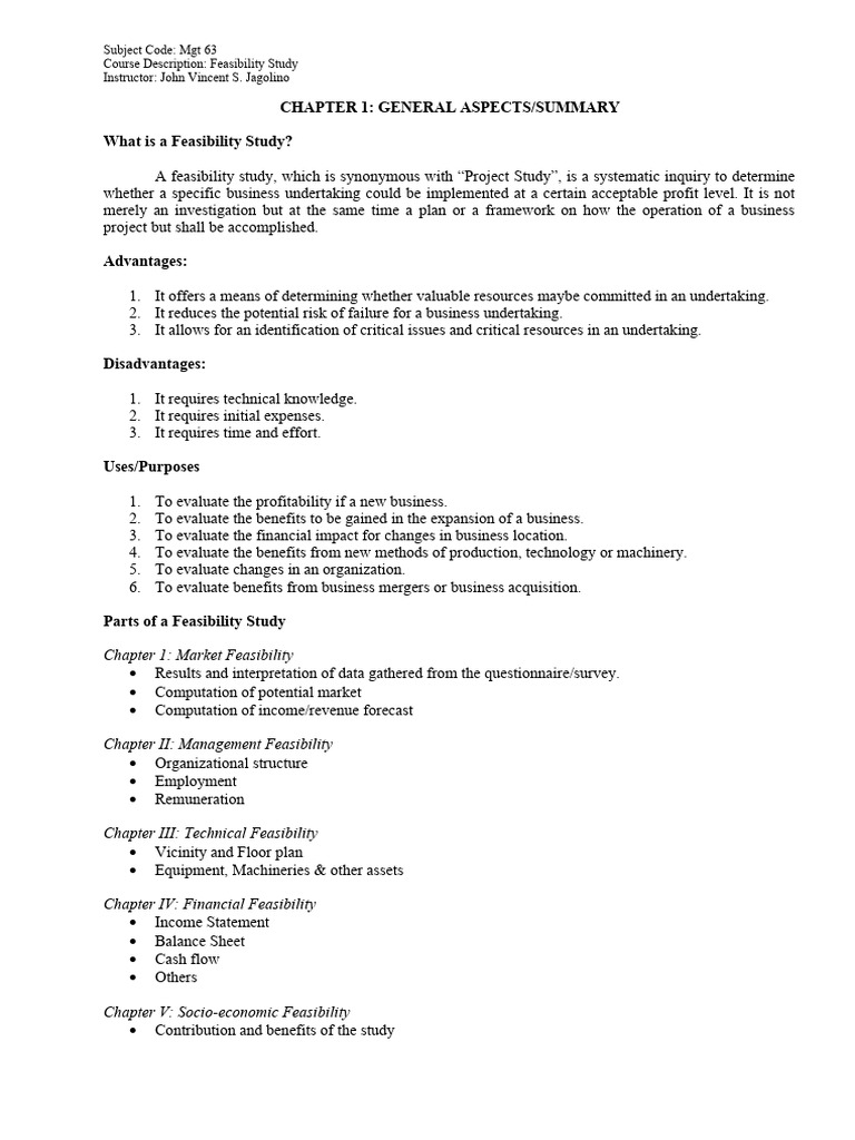 Feasibility Study Module 1 | PDF | Feasibility Study | Questionnaire