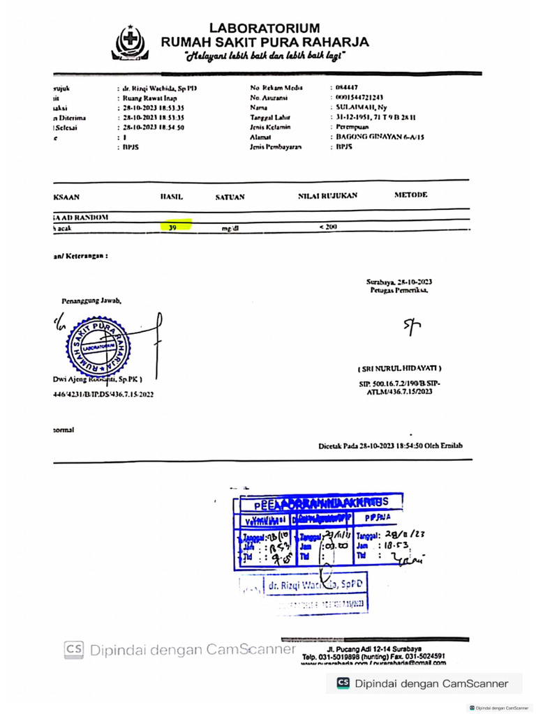 Pelaporan Nilai Kritis | PDF