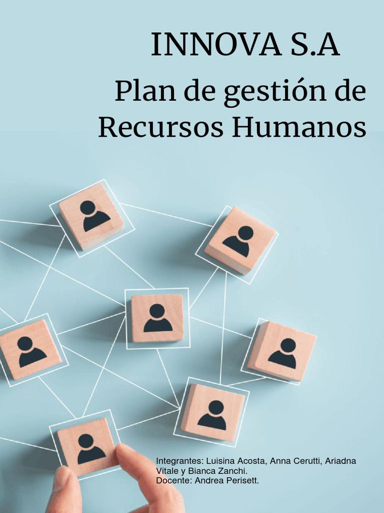 Plan Innova | PDF | Gestión de recursos humanos | Software