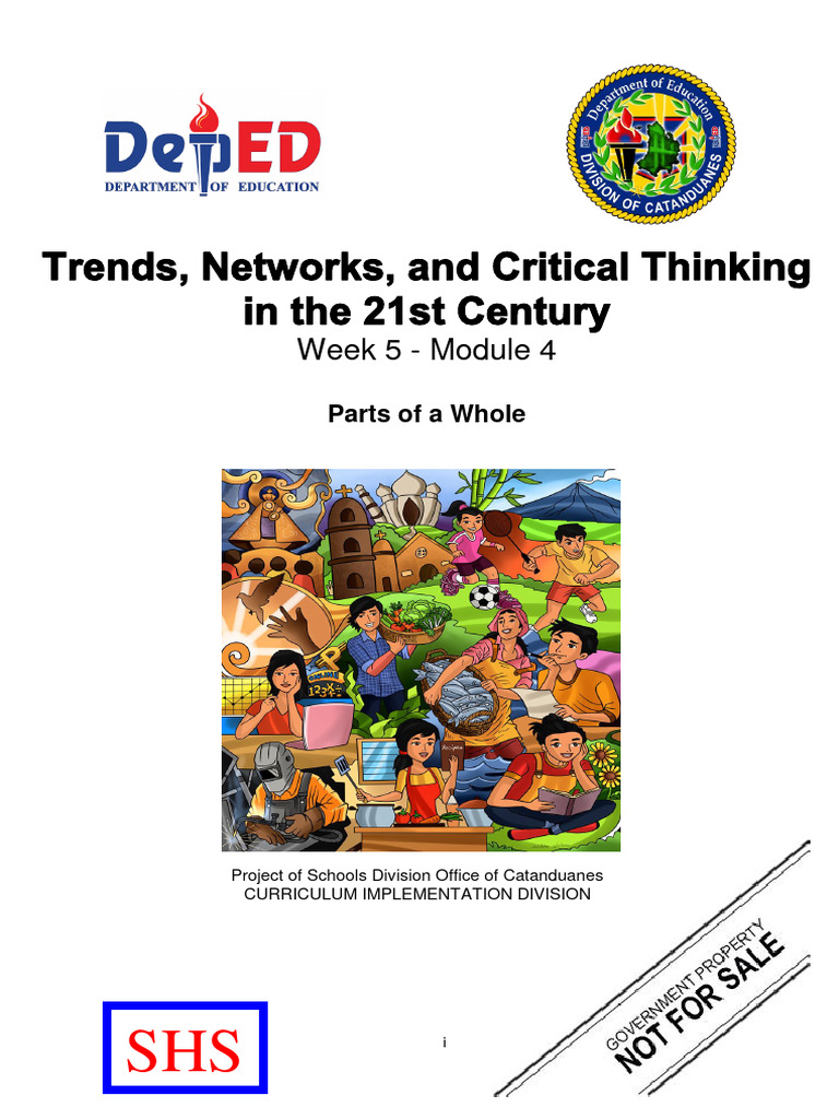 Module 4 Trends Networks and Critical Thinking in The 21st Century | PDF | Creativity | Thought