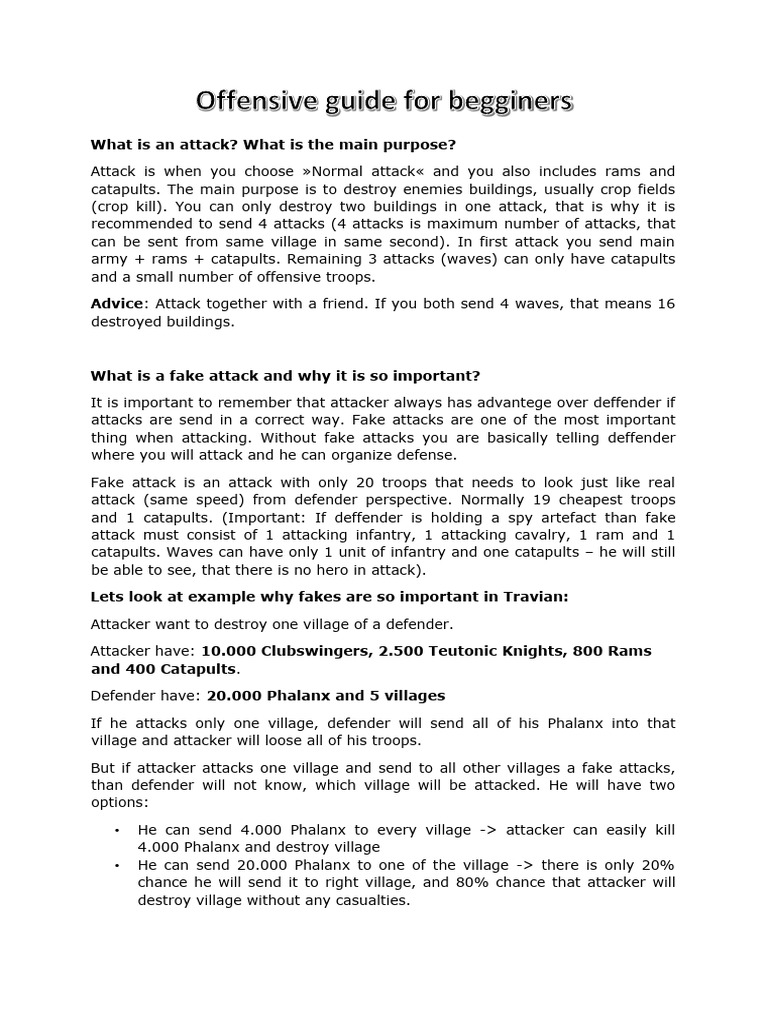 Offensive Guide | PDF | Military | Conflicts