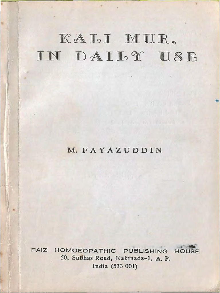 Kali Mur in Daily Use | PDF
