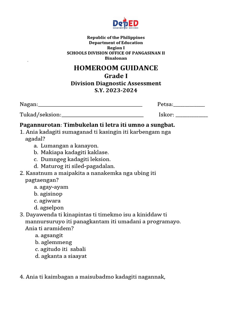 HG 1-Iloko | PDF