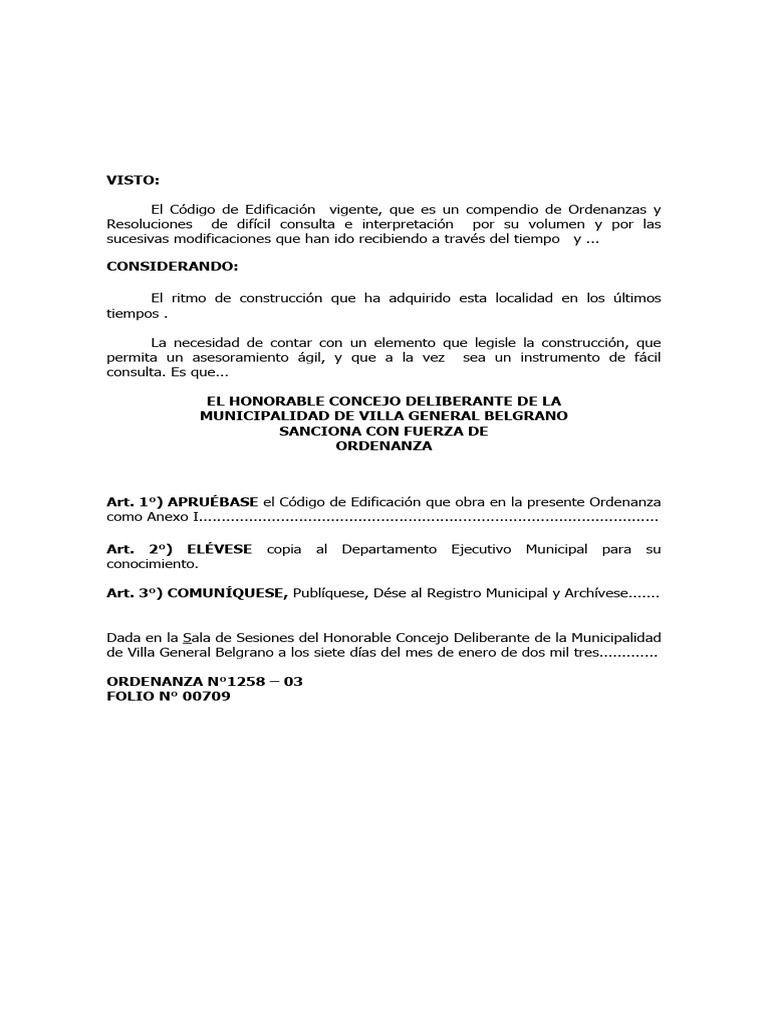 Nuevo Código de Edificación Aprobado | PDF