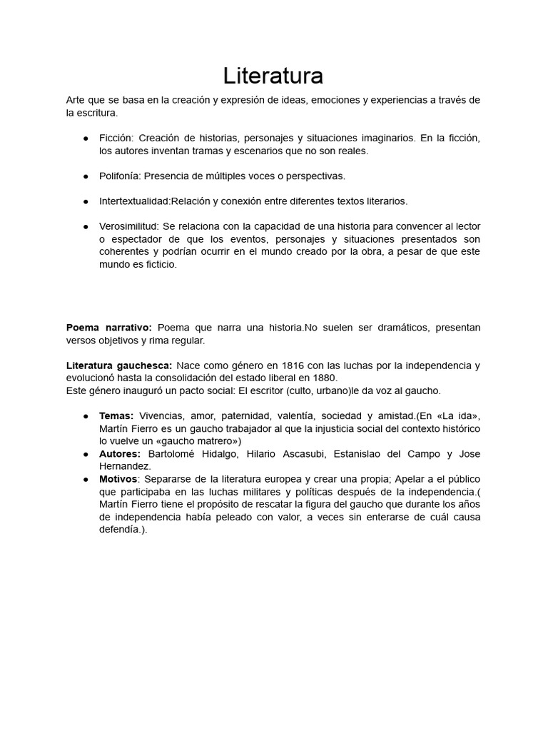 Resumen lengua | PDF