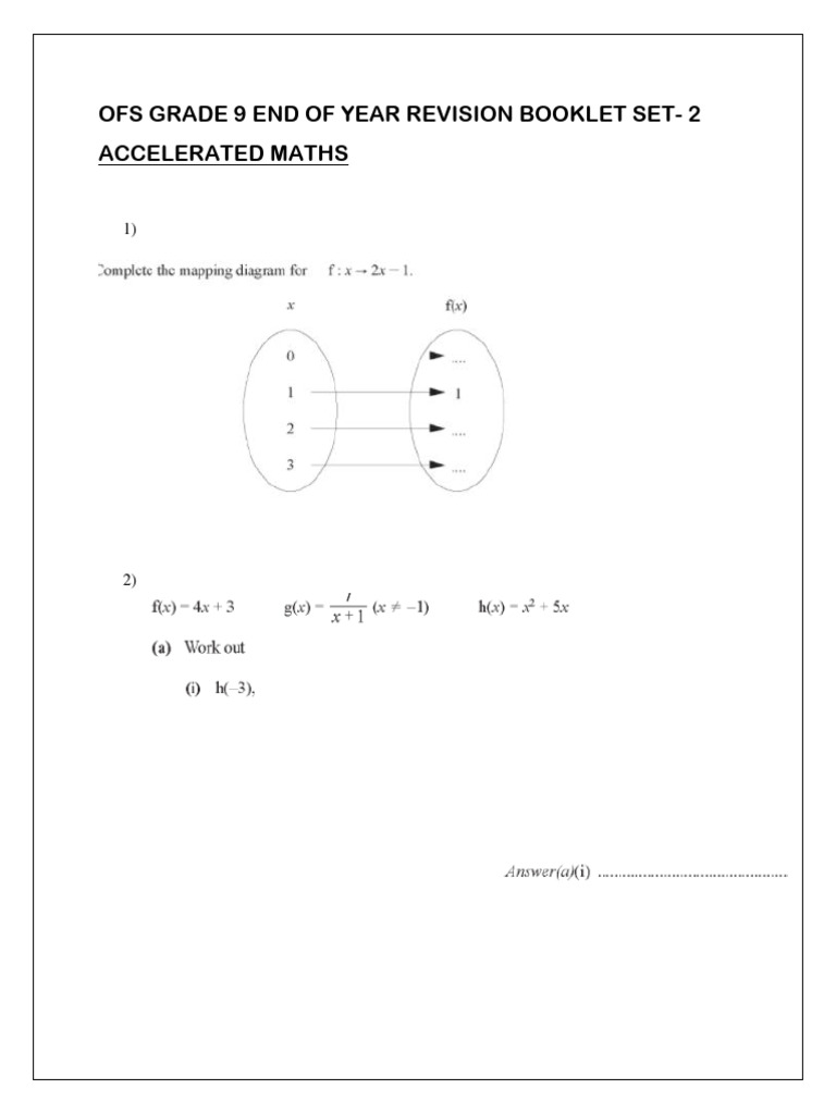 Accelerated Paper 2 | PDF | Science & Mathematics