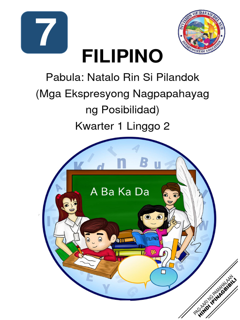 Filipino 7 Quarter 1 Week 4 | PDF Filipino 7 Quarter 1 Week 4 | PDF