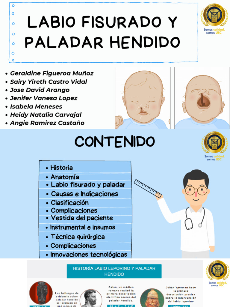 Labio Hendido y Paladar Leporino | PDF | Anatomía humana | Cara
