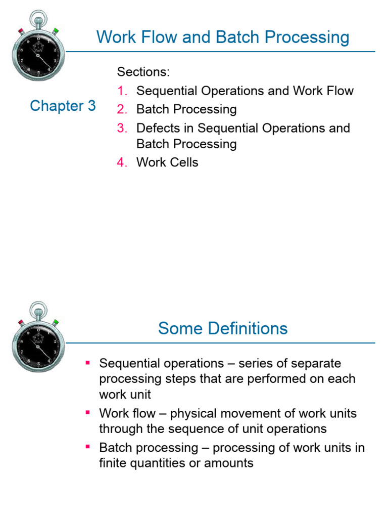 Ch03 Work Flow | PDF | Workflow | Sequence