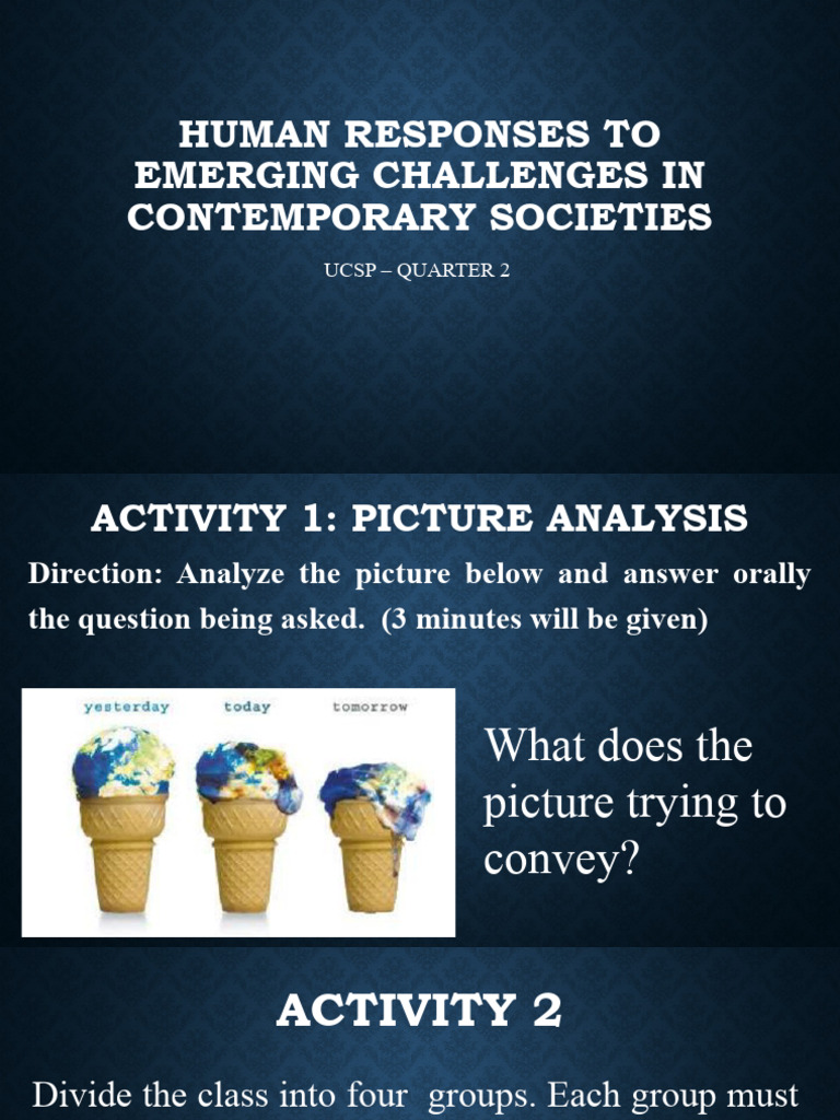 Human Responses To Emerging Challenges in Contemporary Societies | PDF ...