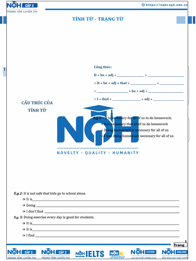 T NG H P Grammar HK2 | PDF