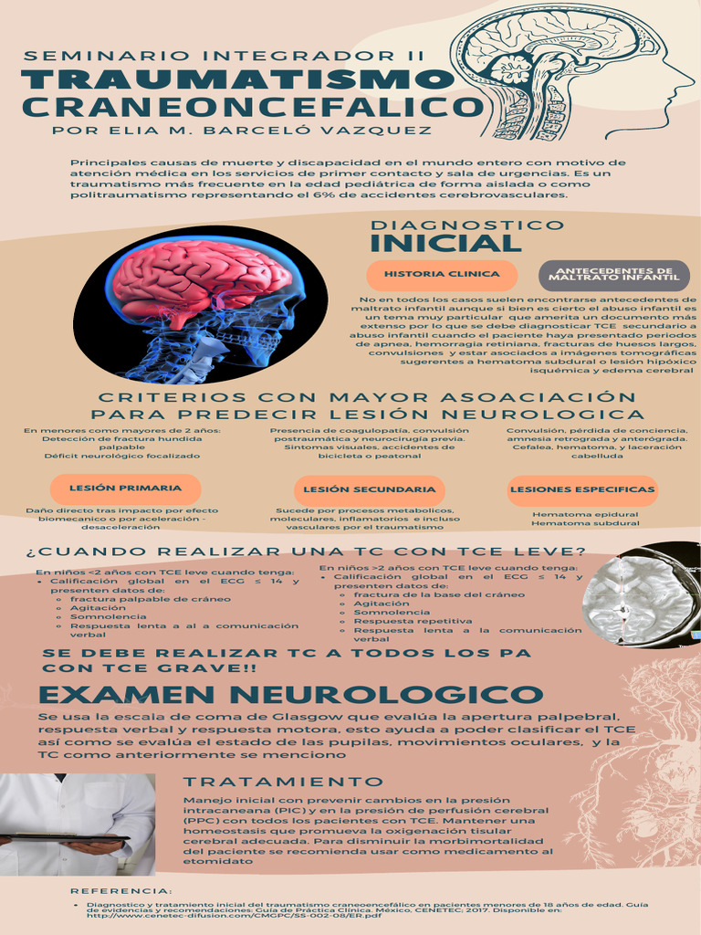 Traumatismo Craneoncefalico: Inicial | PDF | Lesión | Abuso infantil