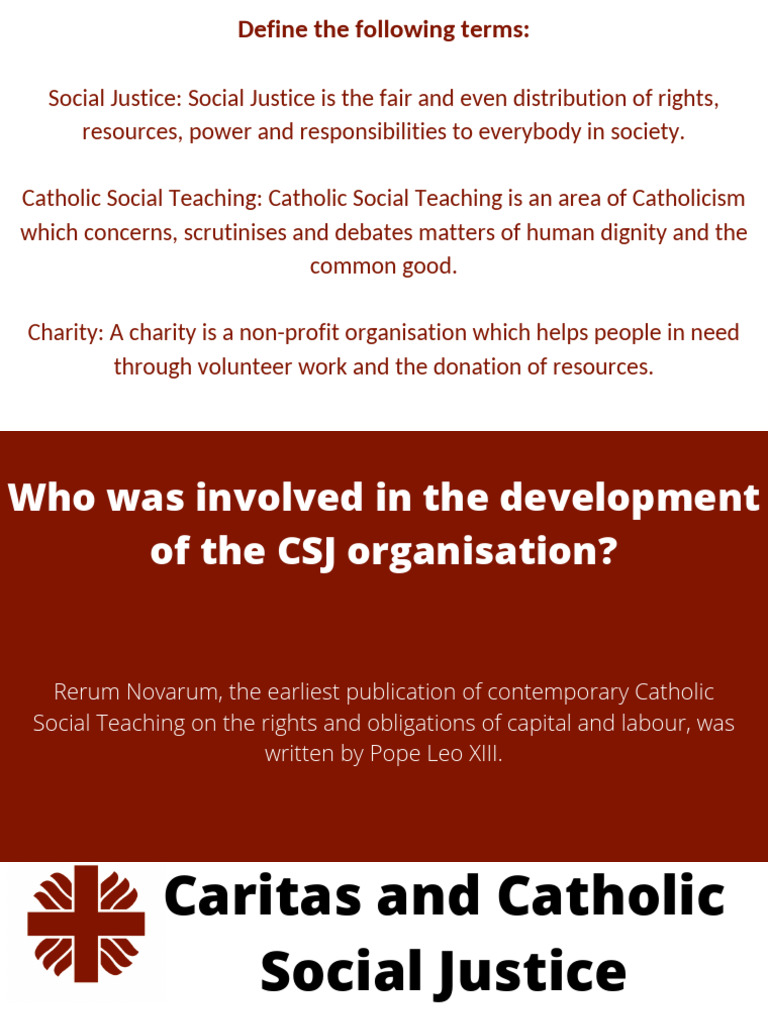 Caritas | PDF | Catholic Social Teaching